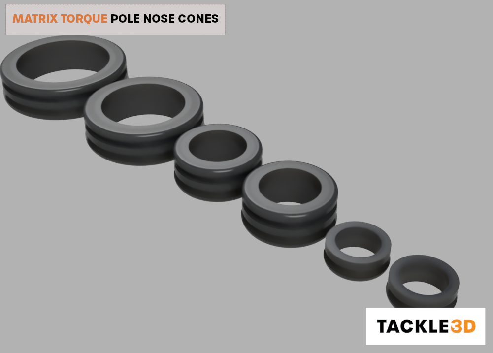Matrix Torque Carp Power Pole Nose Cones - Tackle3D - High Quality 3D ...