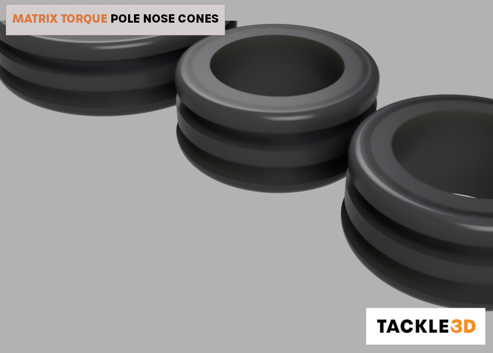 Matrix Torque Carp Power Pole Nose Cones - Tackle3D - High Quality 3D ...